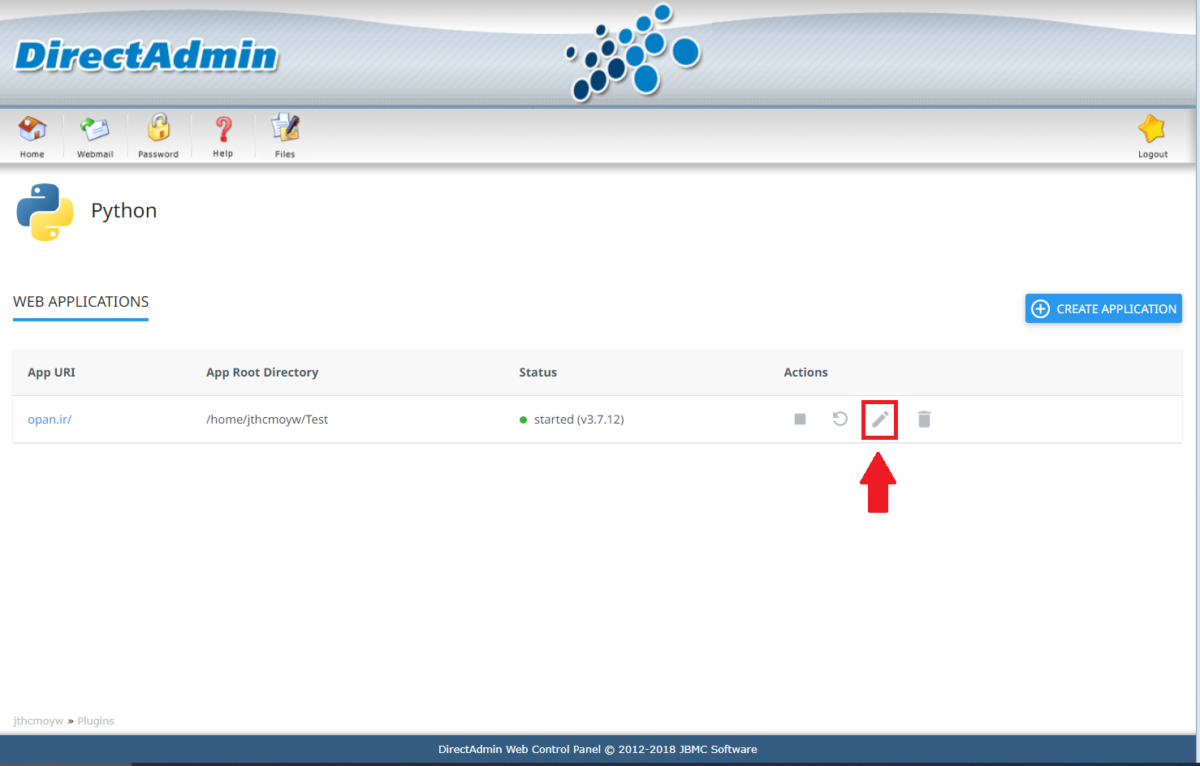 اجرای پروژه پایتون در DirectAdmin | وبلاگ پویان آی تی