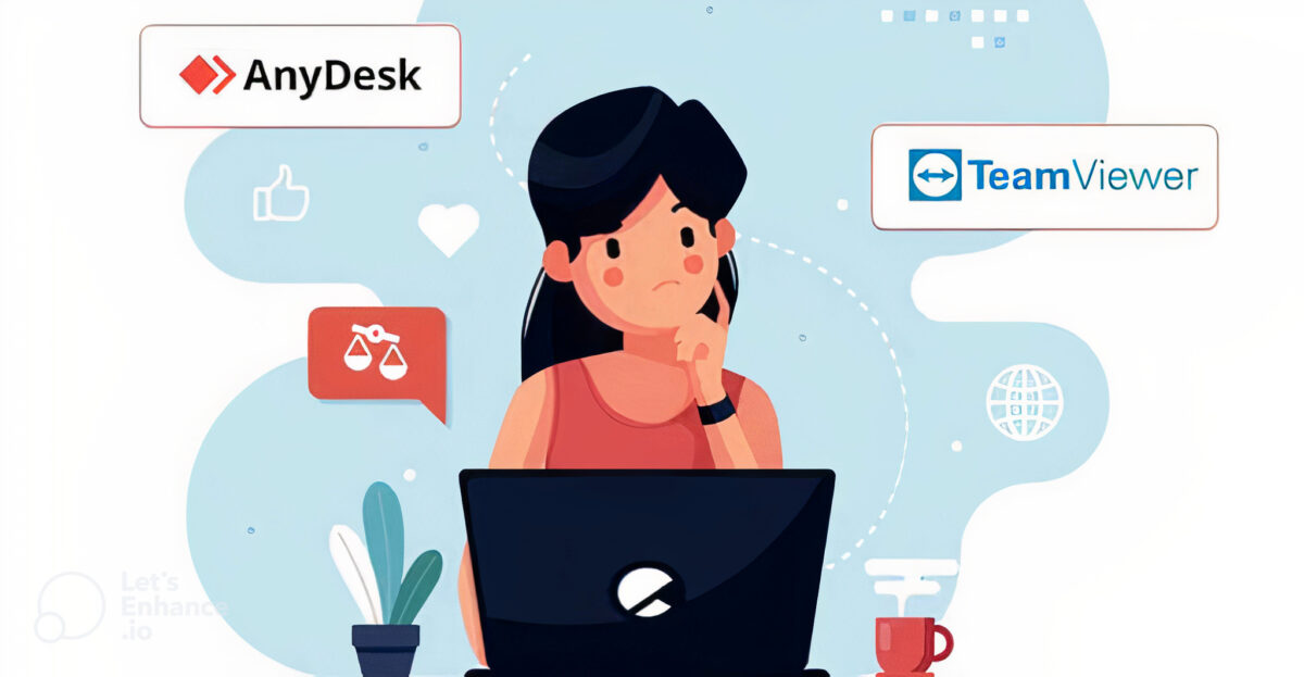 Any Desk یا Team Viewer کدام بهتر است؟ - وبلاگ پویان آی تی